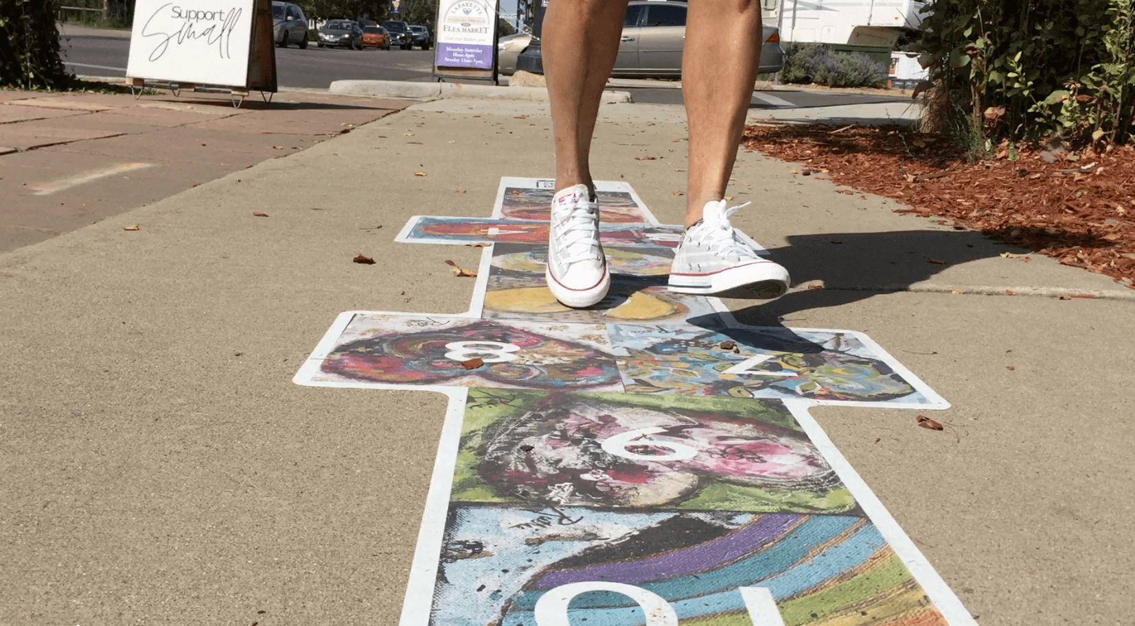 Hopscotching for Scholarships ~ Visit Old Town Lafayette, Colorado